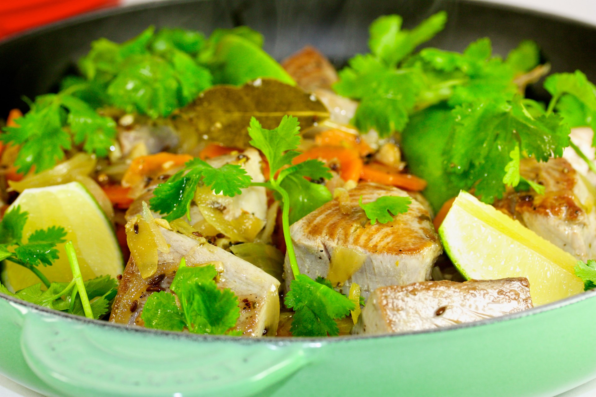 Kingfish "escabeche" - Opskrift fra Skagenfood.dk